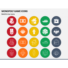 Monopoly Game Icons for PowerPoint and Google Slides - PPT Slides