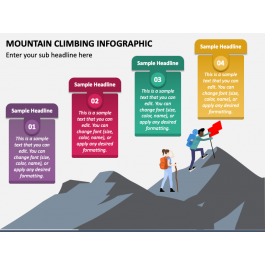 Mountain Climbing Infographic for PowerPoint and Google Slides - PPT Slides