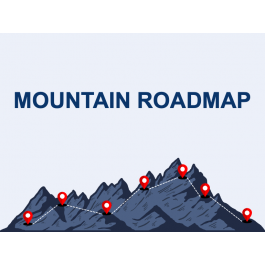 Mountain Roadmap PowerPoint and Google Slides Template - PPT Slides