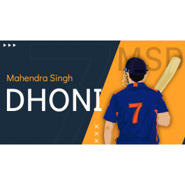 Free - MS Dhoni PowerPoint and Google Slides Template - PPT Slides