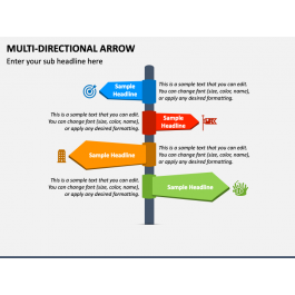 Multi-Directional Arrow for PowerPoint and Google Slides - PPT Slides