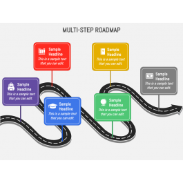 Multi-Step Roadmap PowerPoint and Google Slides Template - PPT Slides