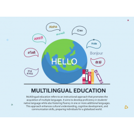 Multilingual Education PowerPoint and Google Slides Template - PPT Slides