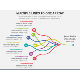 Multiple Lines to One Arrow for PowerPoint and Google Slides - PPT Slides