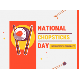 Free - National Chopsticks Day PowerPoint Template and Google Slides Theme