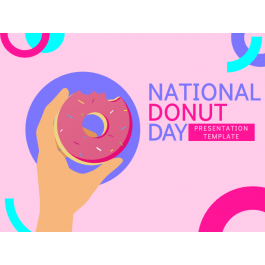 Free - National Donut Day Presentation for PowerPoint and Google Slides