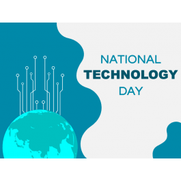 Free - National Technology Day PowerPoint Template and Google Slides Theme