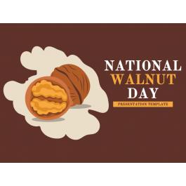 Free - National Walnut Day PowerPoint Template and Google Slides Theme