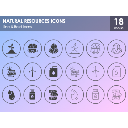Natural Resources Icons for PowerPoint and Google Slides - PPT Slides
