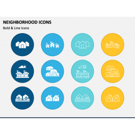 Neighborhood Icons for PowerPoint and Google Slides - PPT Slides