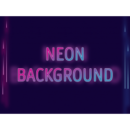 Free - Neon Background Presentation for PowerPoint and Google Slides