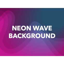 Free - Neon Wave Background Presentation for PowerPoint and Google Slides