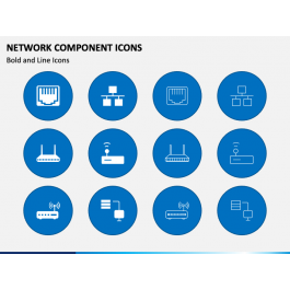 Network Components Icons for PowerPoint and Google Slides - PPT Slides