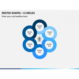 Nested Shapes – 6 Circles PowerPoint