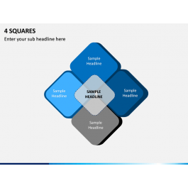 4 Squares PowerPoint