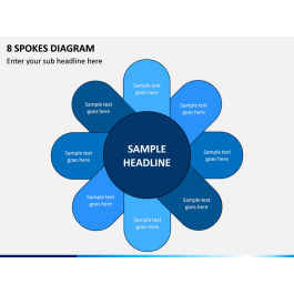 PowerPoint 8 Spokes Diagram