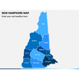 New Hampshire Map for PowerPoint and Google Slides - PPT Slides