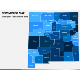 New Mexico Map for PowerPoint and Google Slides - PPT Slides