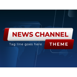 News Channel Presentation Theme for PowerPoint and Google Slides - PPT ...