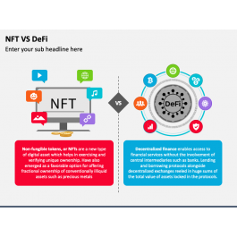NFT Vs DeFi PowerPoint and Google Slides Template - PPT Slides