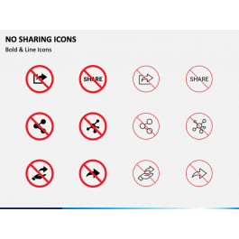 No Sharing Icons for PowerPoint and Google Slides - PPT Slides
