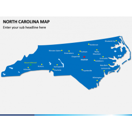 North Carolina Map for PowerPoint and Google Slides - PPT Slides