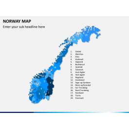 Norway Map for PowerPoint and Google Slides - PPT Slides