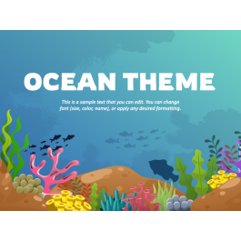 Free Ocean Presentation Theme for PowerPoint and Google Slides