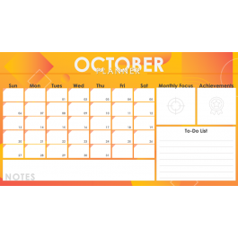 Free - Free - Free - October Planner PowerPoint and Google Slides ...