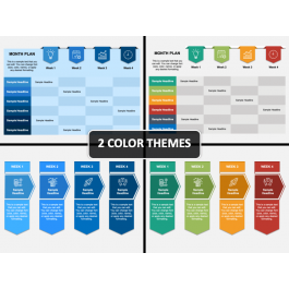 1 Month Plan PowerPoint and Google Slides Template - PPT Slides