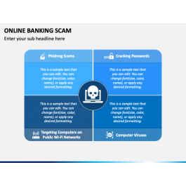 Online Banking Scam PowerPoint and Google Slides Template - PPT Slides