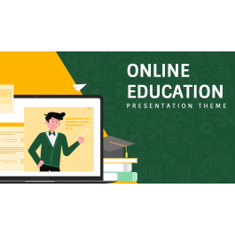 Free - Online Education Presentation Theme for PowerPoint and Google Slides - PPT Slides