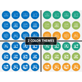 Online Training Icons for PowerPoint and Google Slides - PPT Slides
