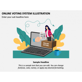 Online Voting System Illustration for PowerPoint and Google Slides ...