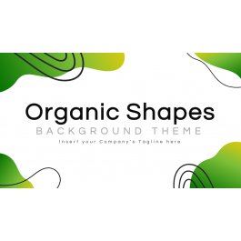 Organic Shapes Background Theme for PowerPoint and Google Slides - PPT ...