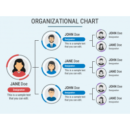 Animated Organizational Chart for PowerPoint and Google Slides - PPT Slides
