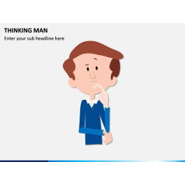 PowerPoint Thinking Man
