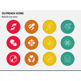 Outreach Icons for PowerPoint and Google Slides - PPT Slides