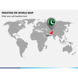PowerPoint Pakistan on World Map
