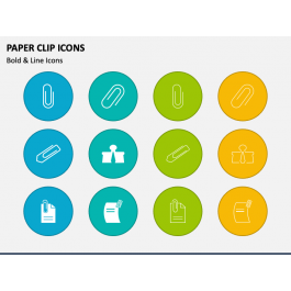 Paper Clip Icons for PowerPoint and Google Slides - PPT Slides