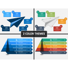 Paper Plane Infographic for PowerPoint and Google Slides - PPT Slides