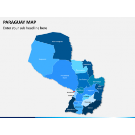 Paraguay Map for PowerPoint and Google Slides - PPT Slides