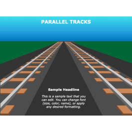Parallel Tracks PowerPoint and Google Slides Template - PPT Slides