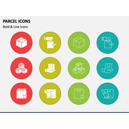 Parcel Icons for PowerPoint and Google Slides - PPT Slides