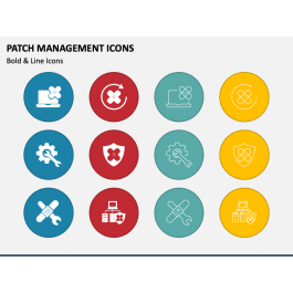 Patch Management Icons for PowerPoint and Google Slides - PPT Slides