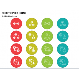 Peer to Peer Icons for PowerPoint and Google Slides - PPT Slides