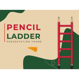 Free - Pencil Ladder Presentation Theme for PowerPoint and Google Slides