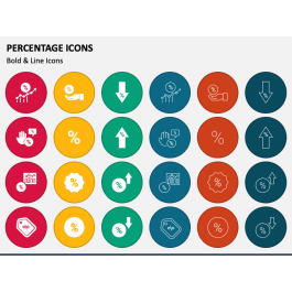 Percentage Icons for PowerPoint and Google Slides - PPT Slides