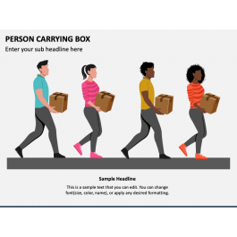 Person Carrying Box for PowerPoint and Google Slides - PPT Slides