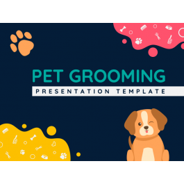 Free - Pet Grooming PowerPoint Template and Google Slides Theme